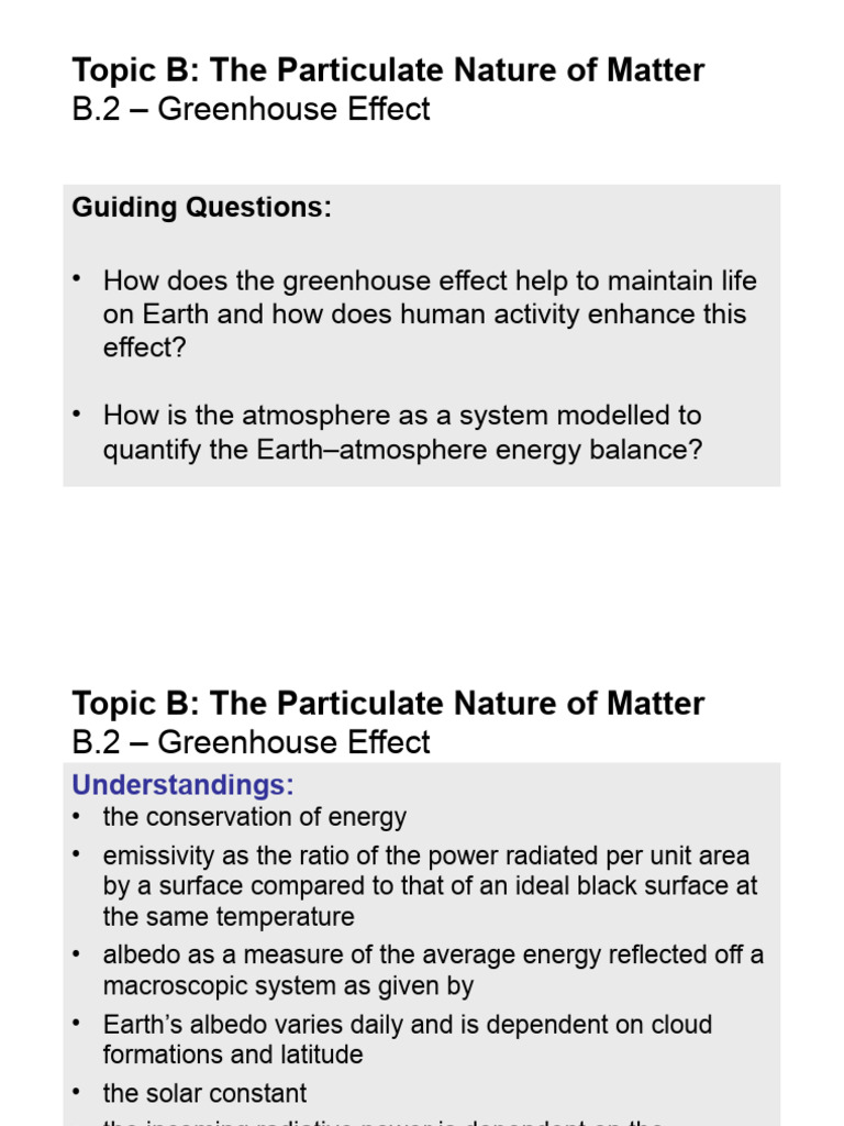 Climate Science for Students | PDF | Greenhouse Effect | Greenhouse Gas