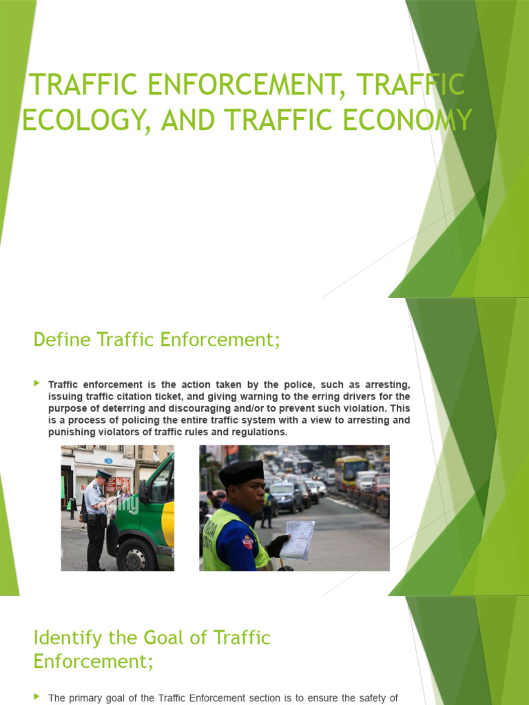 Traffic Enforcement Traffic Ecology and Traffic | PDF | Arrest | Police