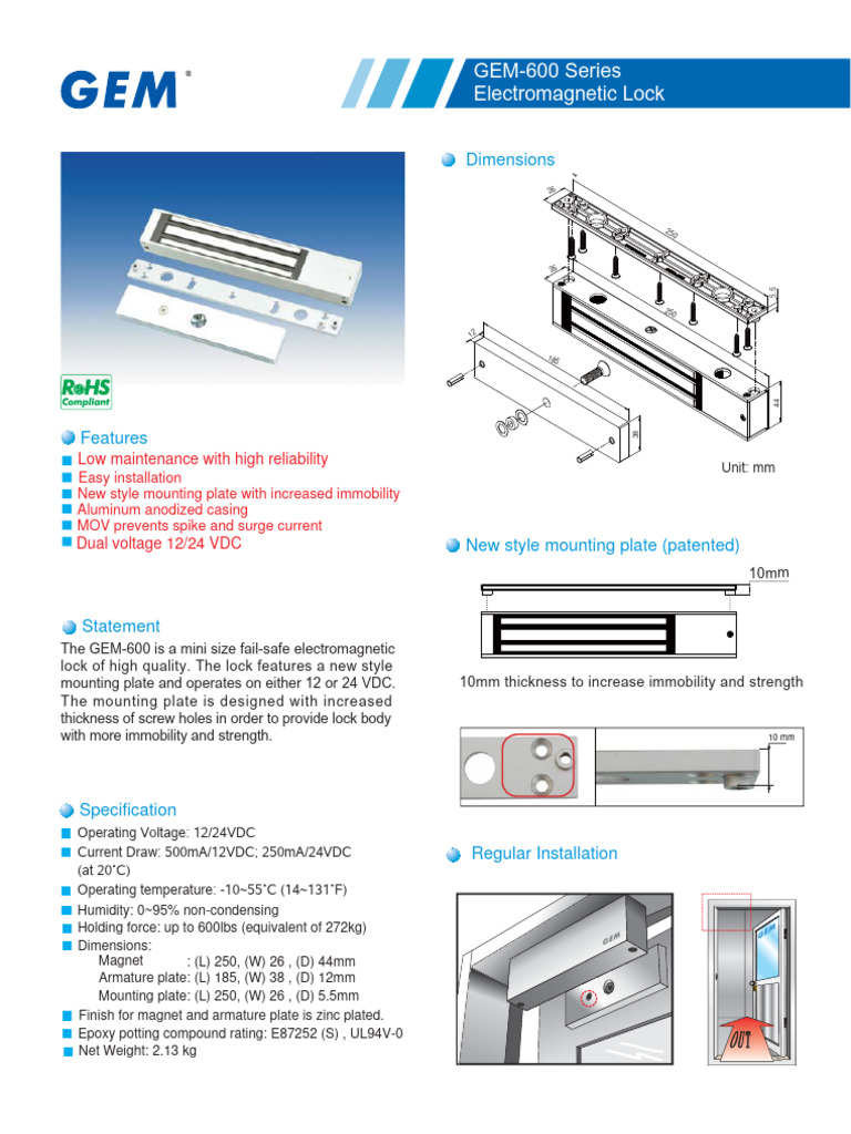 Gem 600 | PDF | Electrical Engineering | Electricity