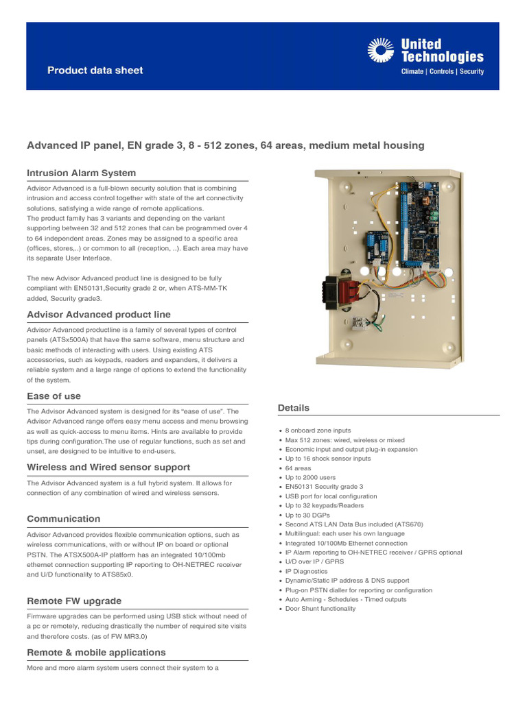 ATS4500A-IP-MM Installation Overview | PDF | Access Control | Security ...