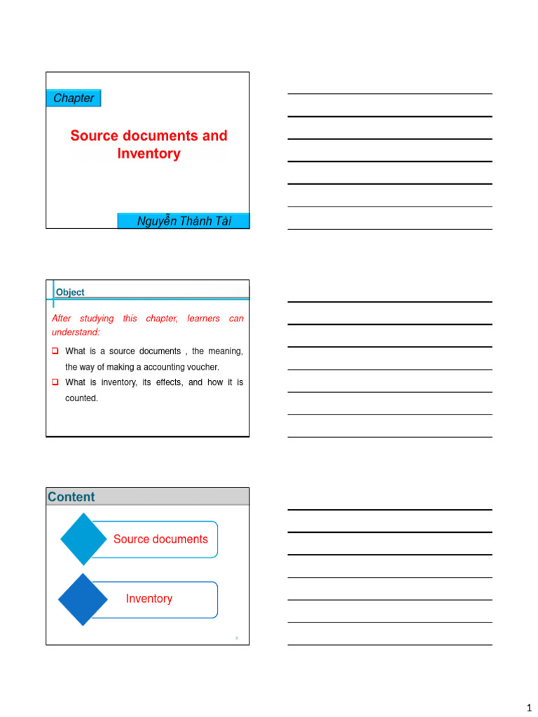 3 Source Documents and Inventory 202303132145 | PDF | Inventory | Accounting