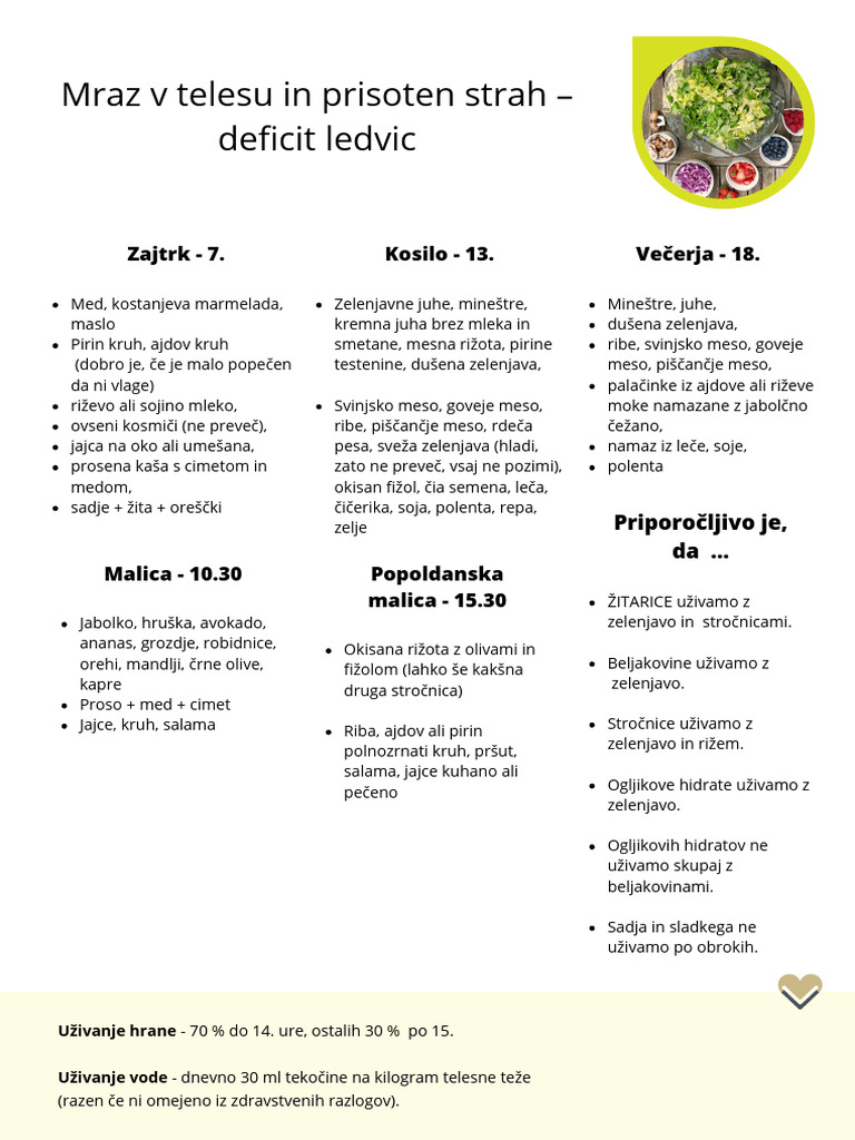 05 - Mraz V Telesu in Prisoten Strah - Deficit Ledvic | PDF
