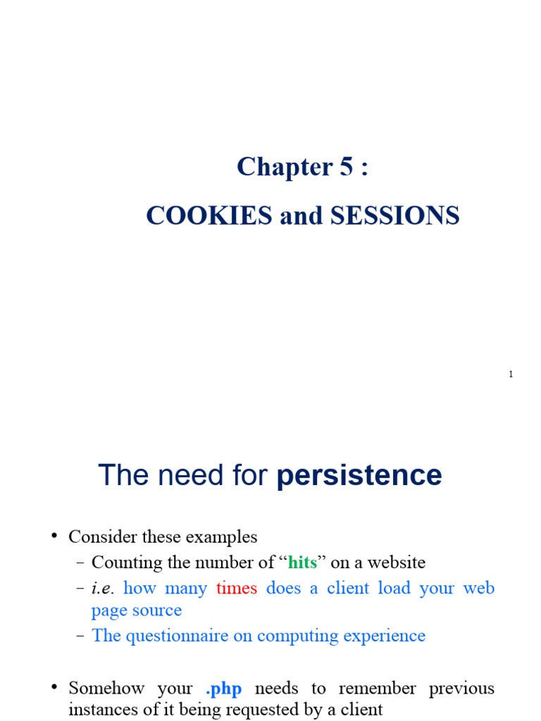 PHP Cookies and Sessions Explained | PDF | Http Cookie | Networking