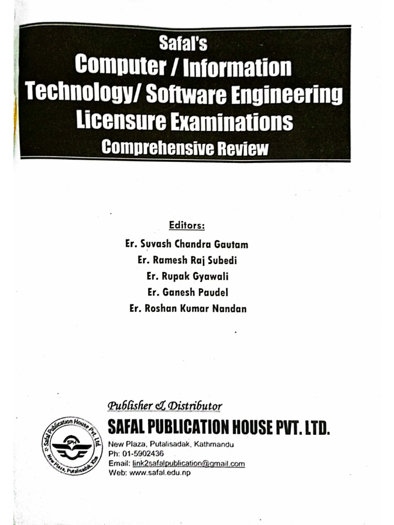 Engineering Licence Book (SCG) | PDF