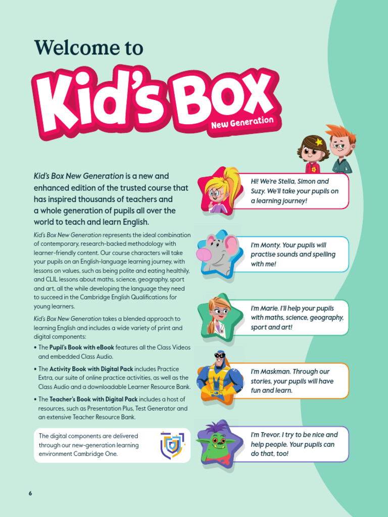KidsBox TeachersBook1 Introduction | PDF | Reading Comprehension | Learning