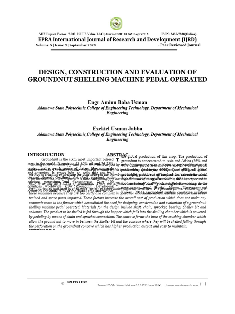 109am - 5.EPRA JOURNALS-5089 | PDF | Peanuts | Legume