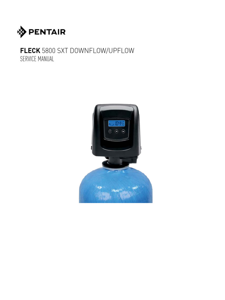 5800 SXT Water Softner Valve Manual | PDF | Tap (Valve) | Plumbing