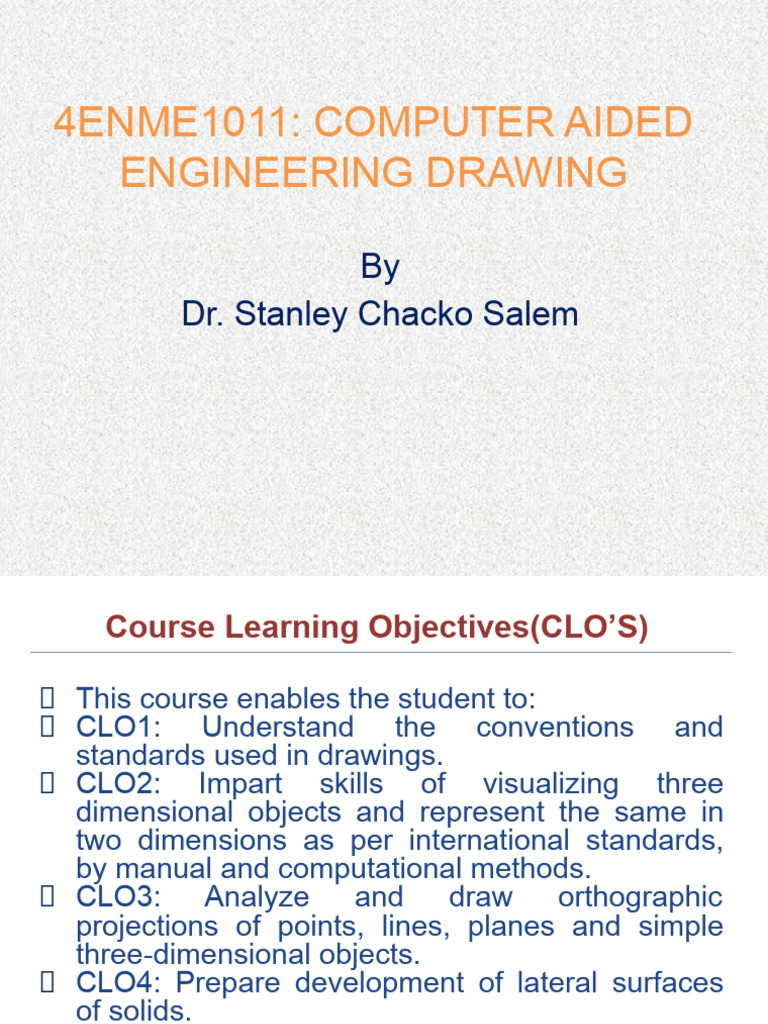 Computer Aided Engineering Drawing Guide | PDF | Classical Geometry ...