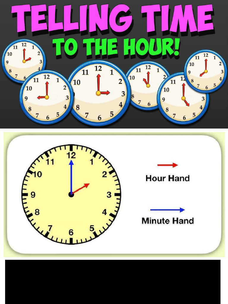 Telling The Time To The Hour | PDF