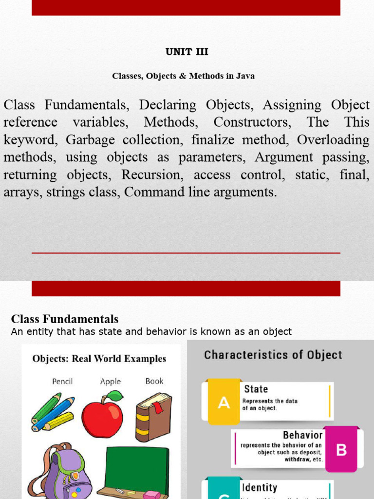 Java Class and Object Fundamentals | PDF | Programming | Constructor (Object Oriented Programming)