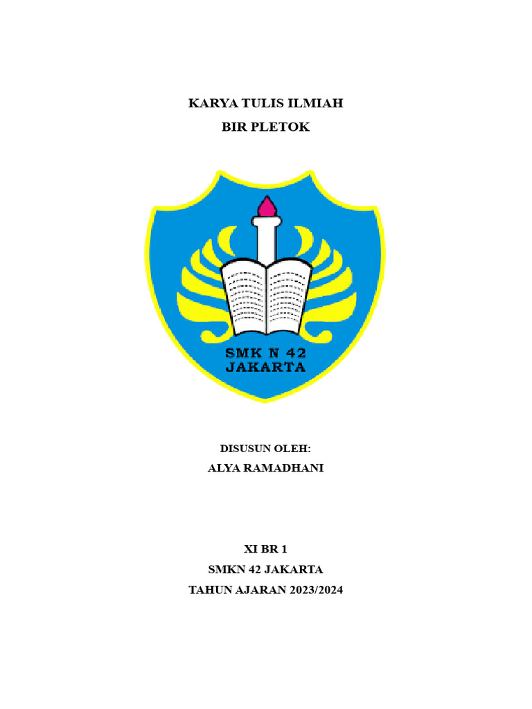 Eksplorasi Bir Pletok oleh Alya Ramadhani | PDF