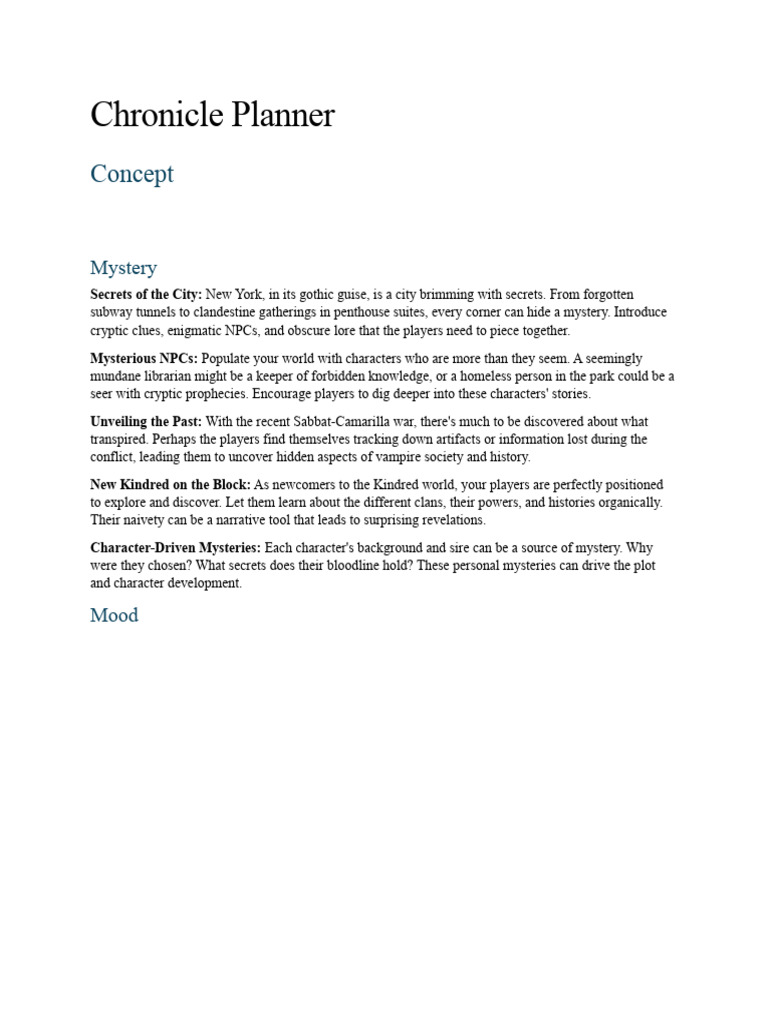 Vampire Chronicle | PDF