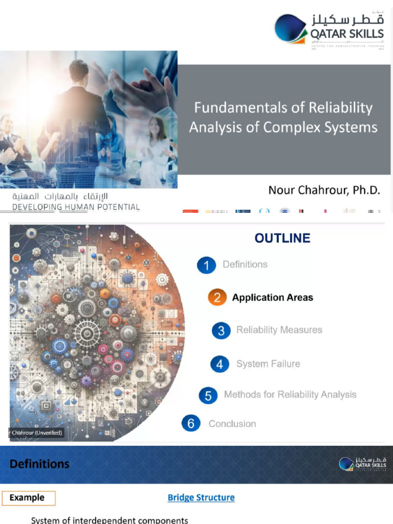 Fundamentals of Reliability Analysis in Complex Systems | PDF