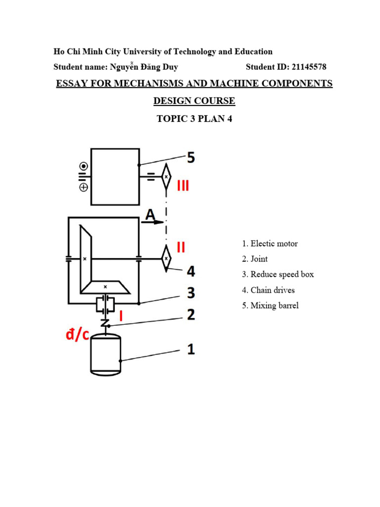 Motor and Gear Design for Machinery | PDF | Gear | Mechanics