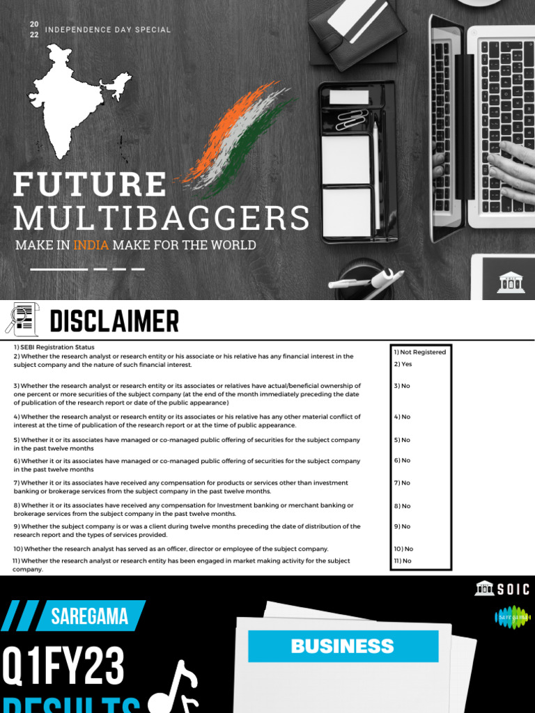 Future Multibaggers Pdf Valuation Finance Financial Analyst