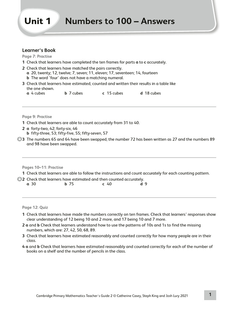 Answers-to-Learner-s-Book-2-and-Workbook-2 2 | PDF | Shape | Triangle