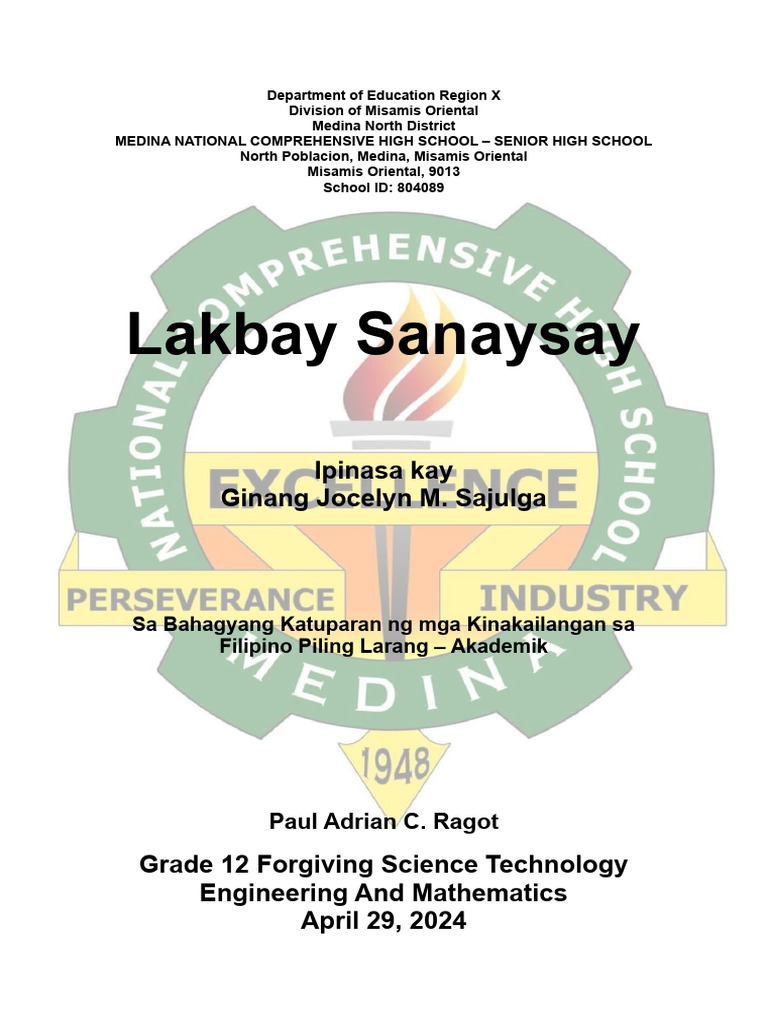 Lakbay Sanaysay Example | PDF