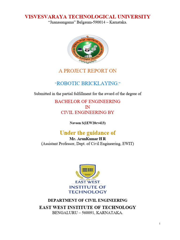 Seminar Report | PDF | Robotics | Automation