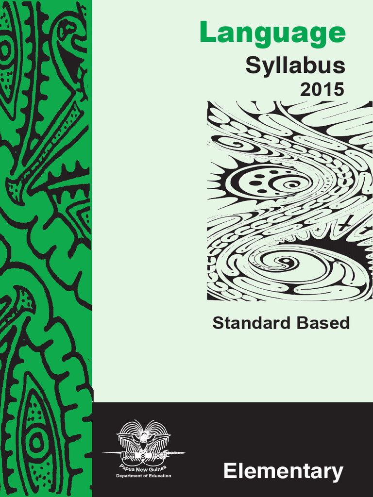 Elementary Language Syllabus | PDF | Literacy | English Language