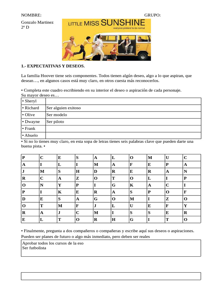 La Pequeña Miss Sunshine | PDF