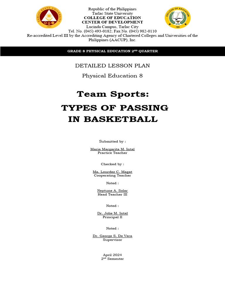 Final-Demo-Basketball - Types of Passing | Download Free PDF | Teachers