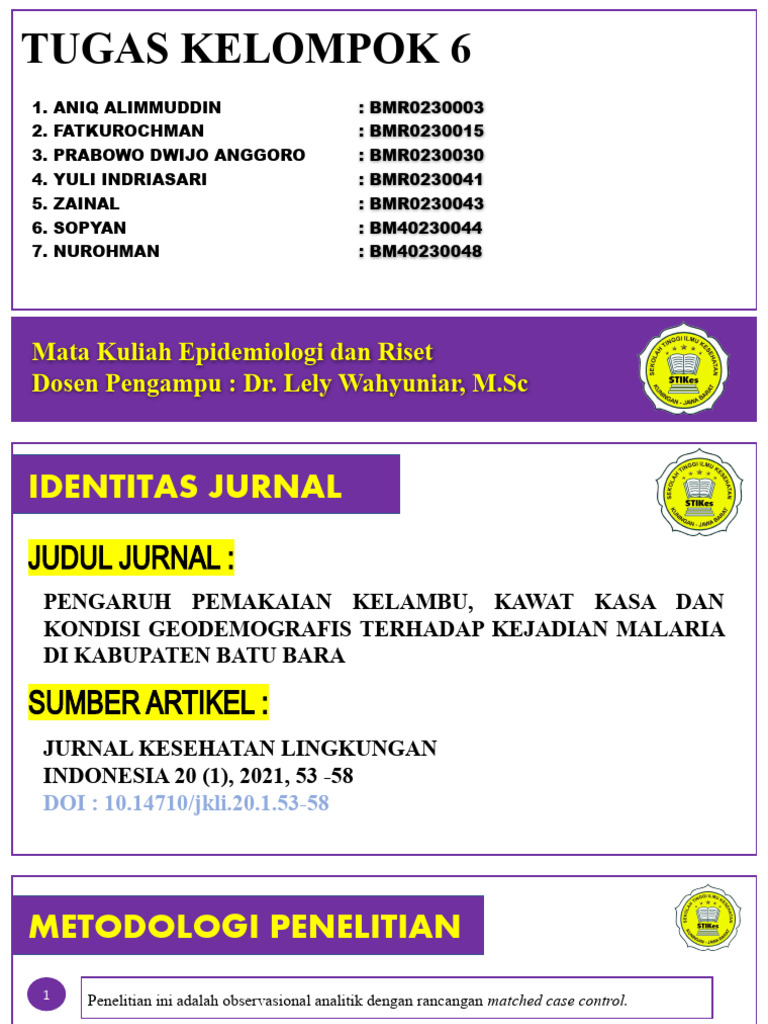 KELOMPOK 6 Epid | PDF