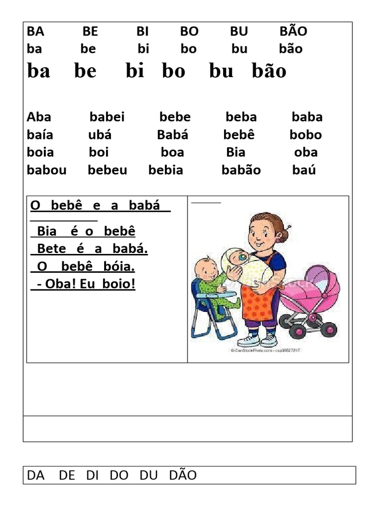 Ba Be Bi Bo Bu Bão | PDF