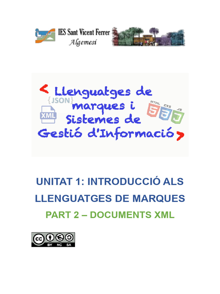 UNITAT 1 - PART - 2 - XML | PDF
