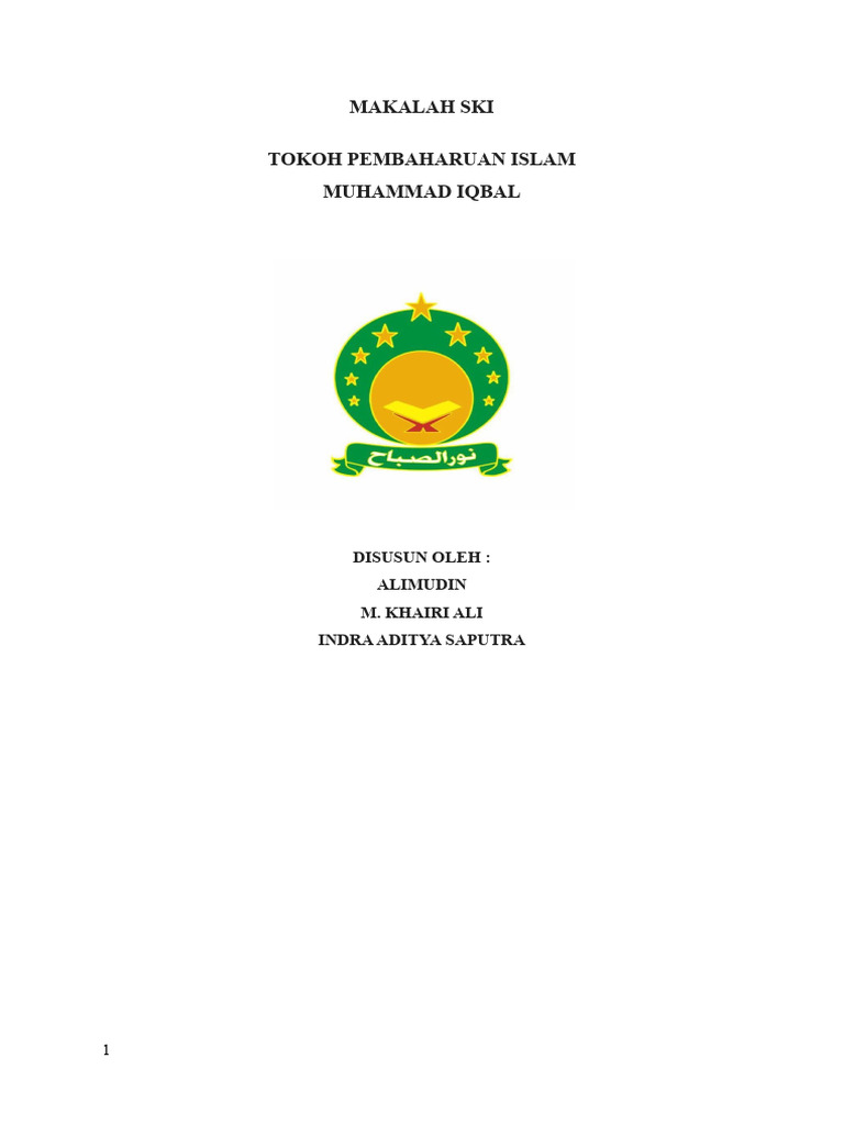 Makalah Muhammad Iqbal | PDF