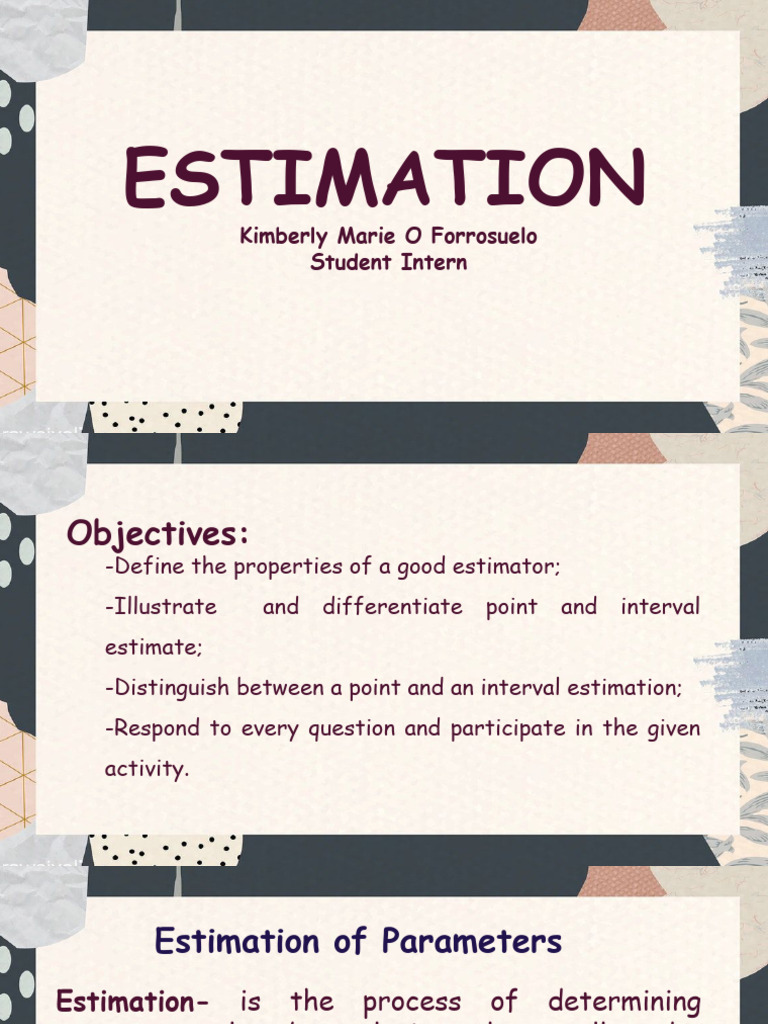 Math 2 Estimation of Parameter | PDF