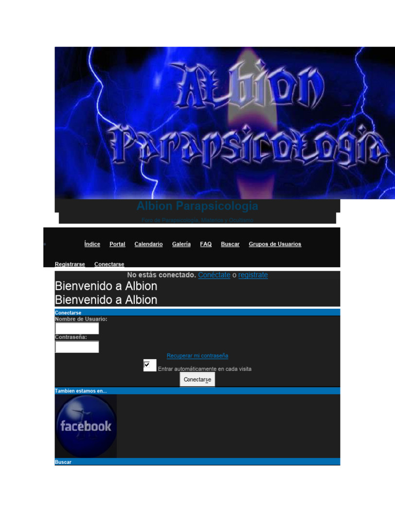 Albion Parapsicologia | PDF | Poderes mitológicos | Sobrenatural