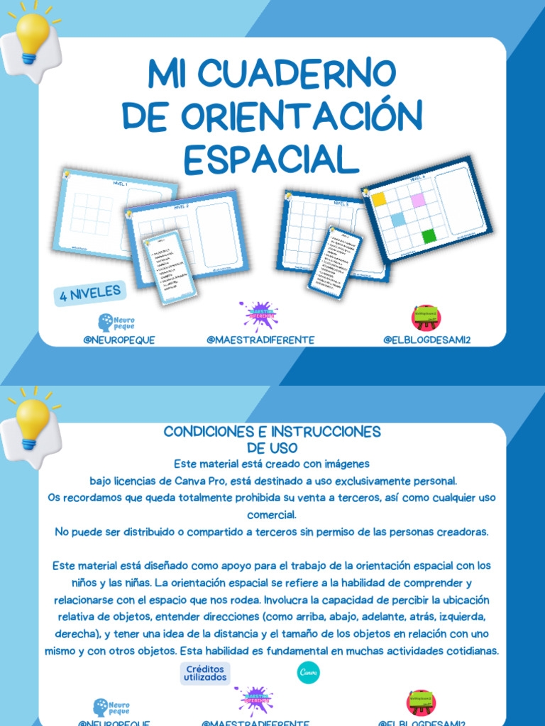 Cuaderno De Orientacion Espacial Pdf