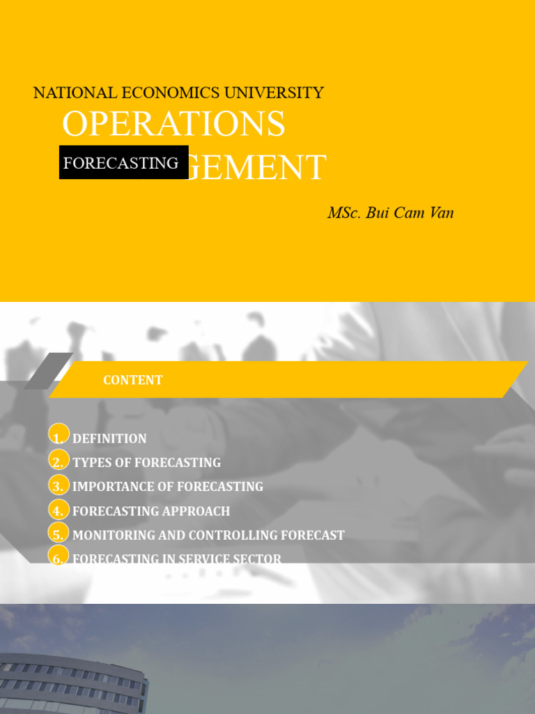 Chap 2-Forecasting | PDF | Forecasting | Moving Average