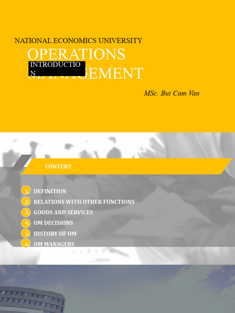 Chap 1 - Introduction | Download Free PDF | Operations Management ...