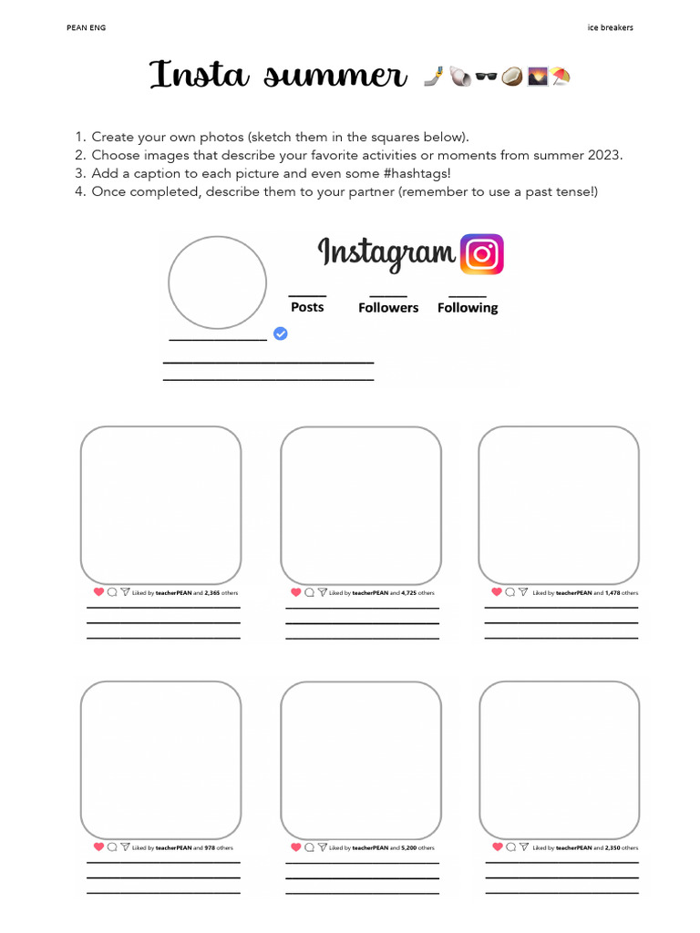 Ice Breaker - Insta Summer | PDF