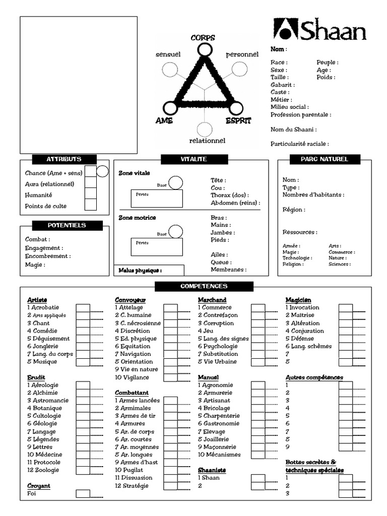 9894 Fiches Shaan | PDF