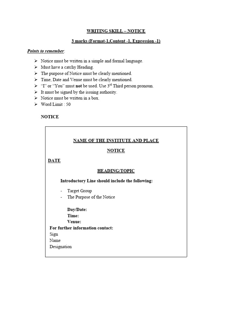 NOTICE - Sample & Questions | PDF | Syntax | Linguistics