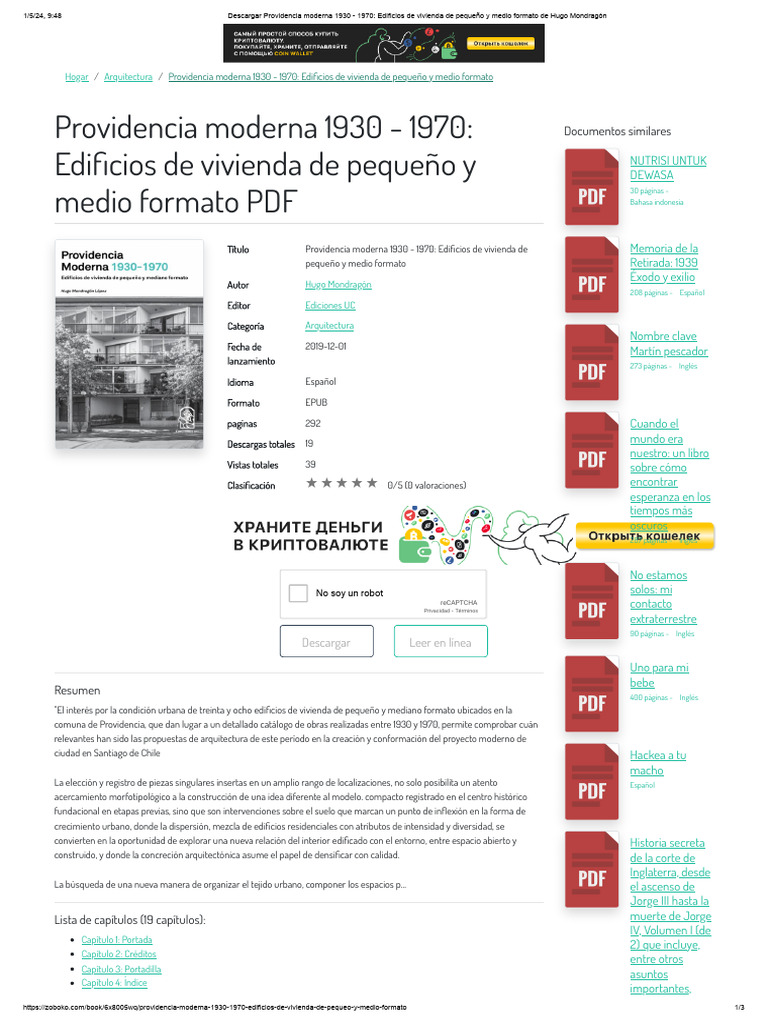 3a Providencia Moderna 1930 - 1970 - Edificios de Vivienda de Pequeño y ...