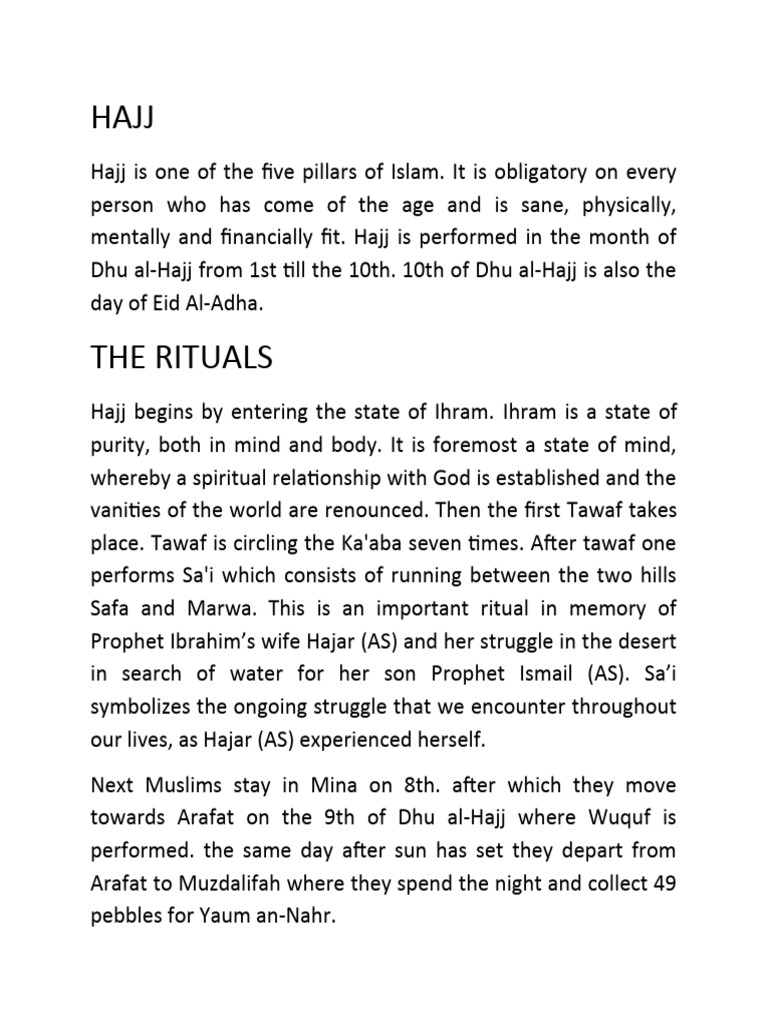 Hajj | PDF