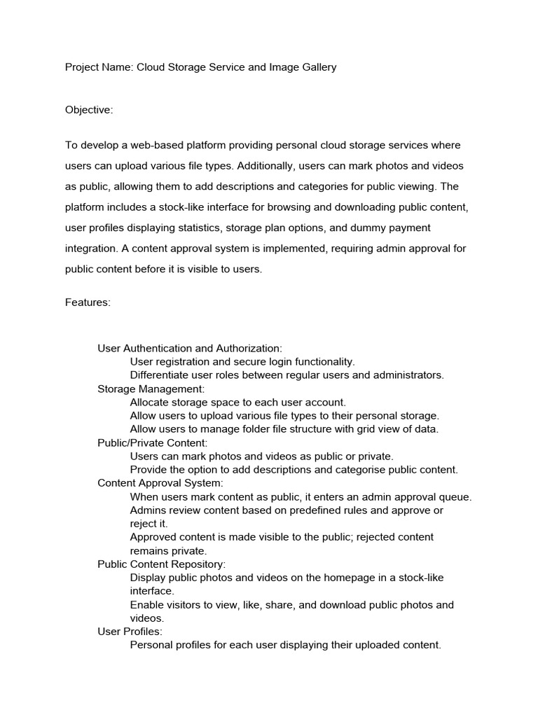 Personal Cloud Storage Service | PDF | Computer Data Storage | Computer File