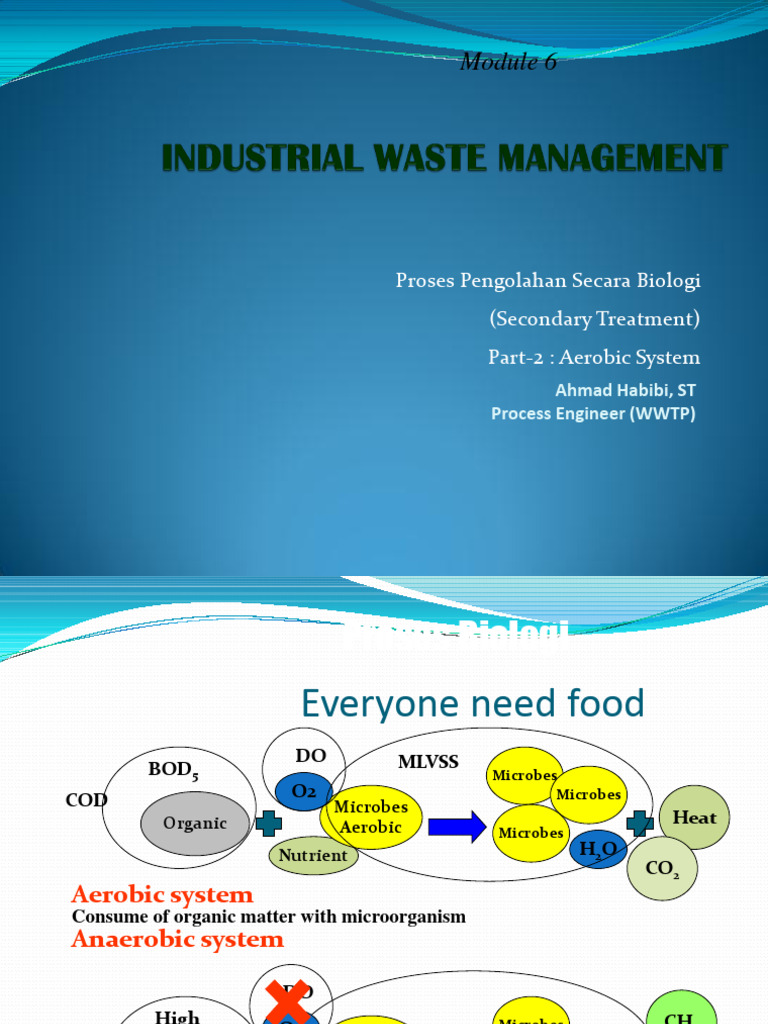 WWTP 2B-Biologi Aerob | PDF | Sewage Treatment | Water Treatment