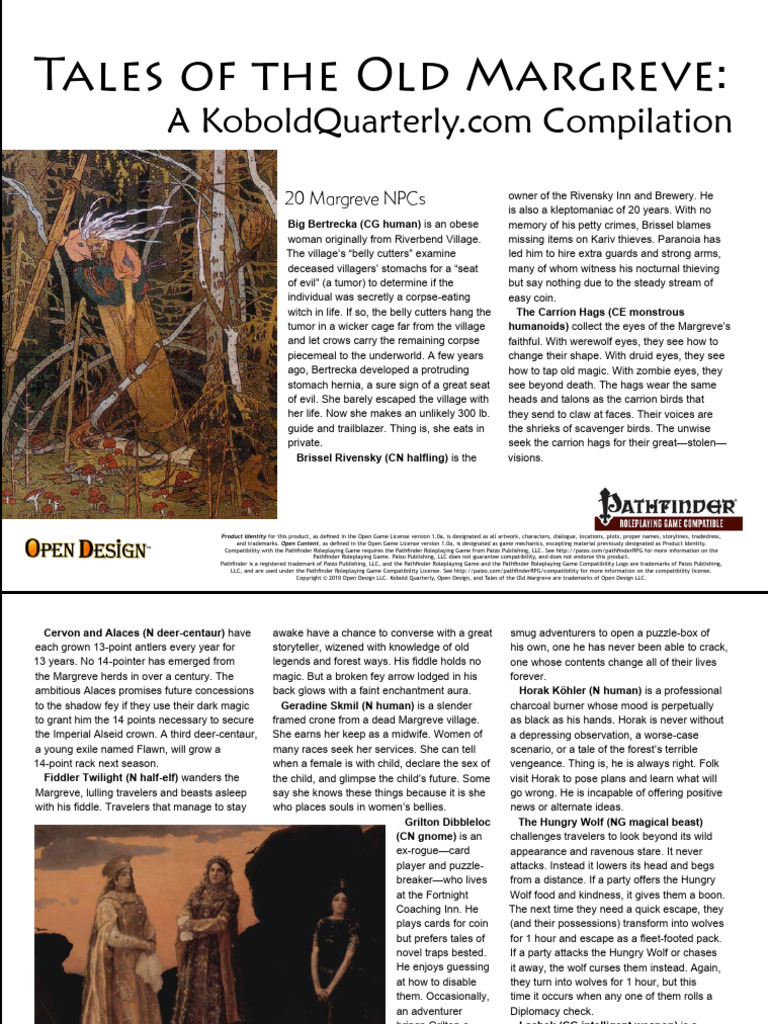 Tales of The Old Margreve | PDF | Trees