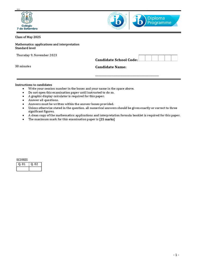 Candidate School Code: Candidate Name | PDF | Area | Theoretical ...