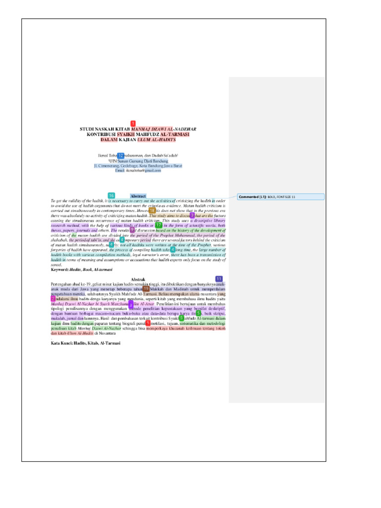 Manhad Dzawi Al Nazhar Study Insights | PDF