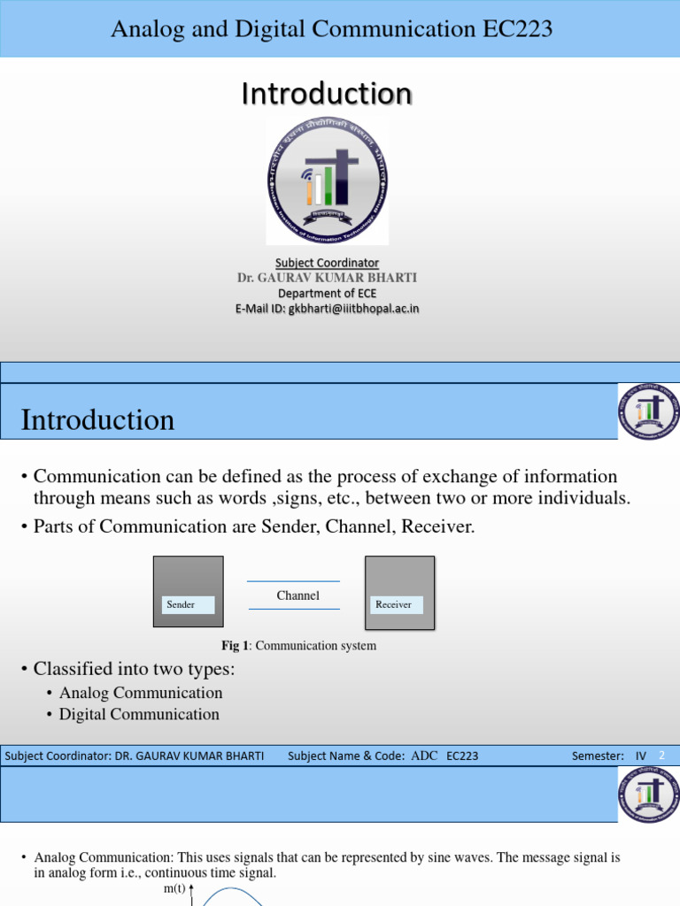 Adc c1 | PDF | Modulation | Communications System