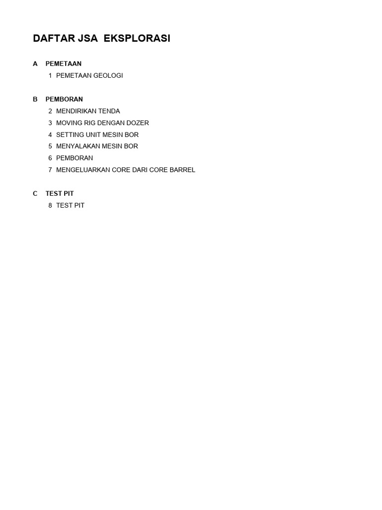 Jsa Eksplorasi | PDF