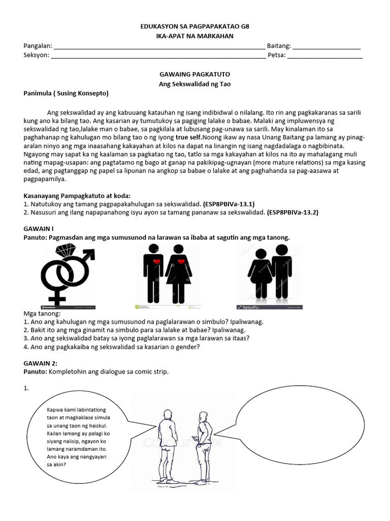 EsP 8 LAS Sekswalidad | PDF