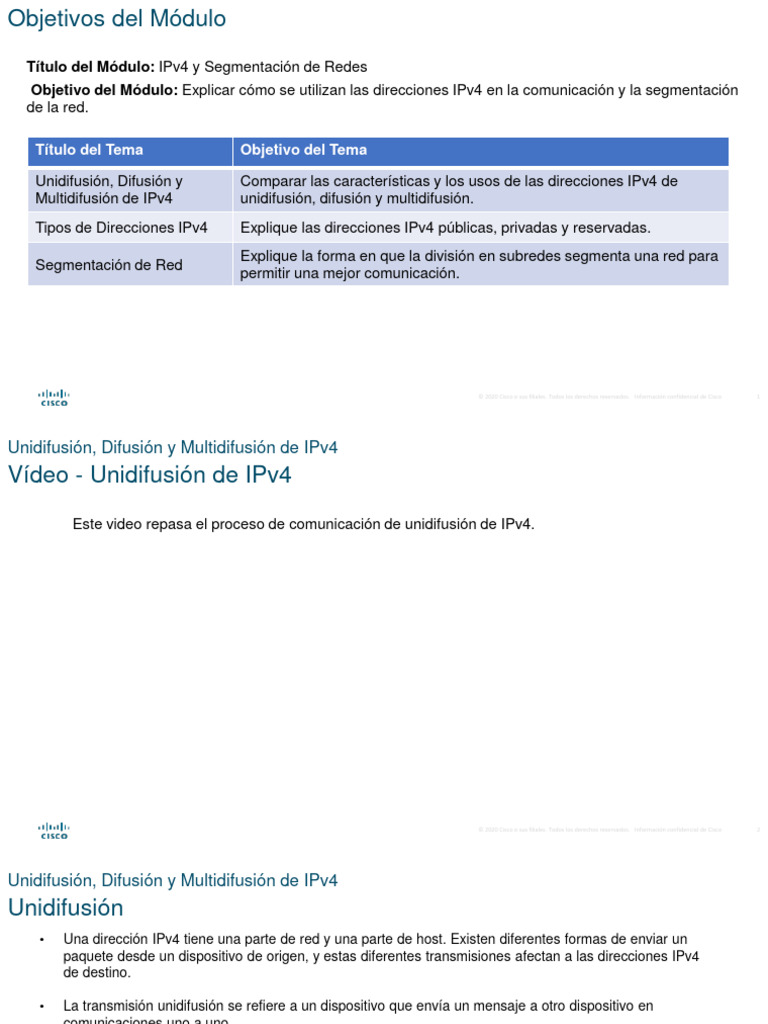 Segmentacion | PDF | Dirección IP | Red de computadoras