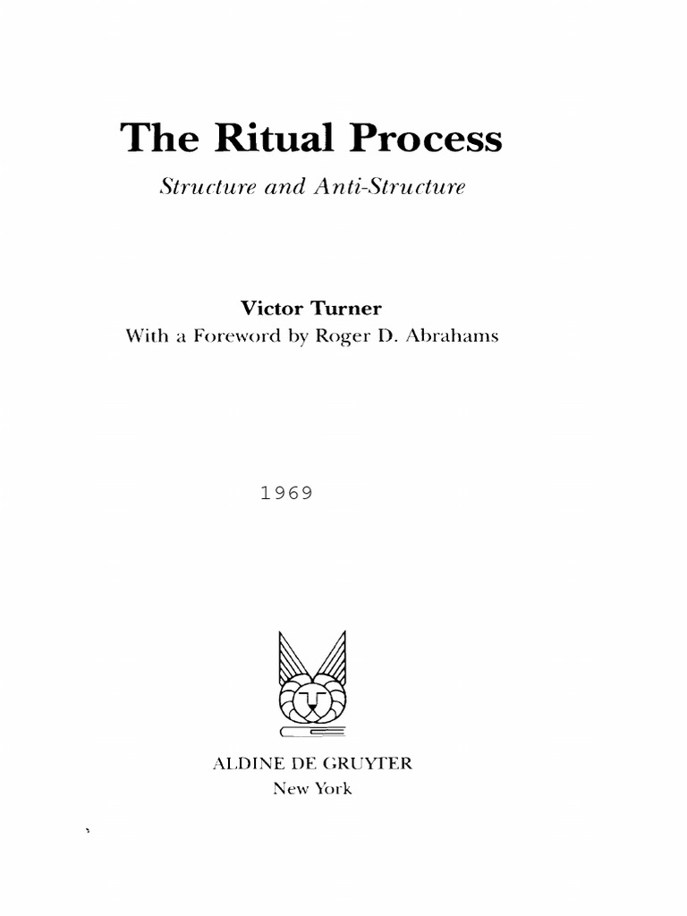 Victor Turner The Ritual Process Structu | PDF | Rituals | Kinship