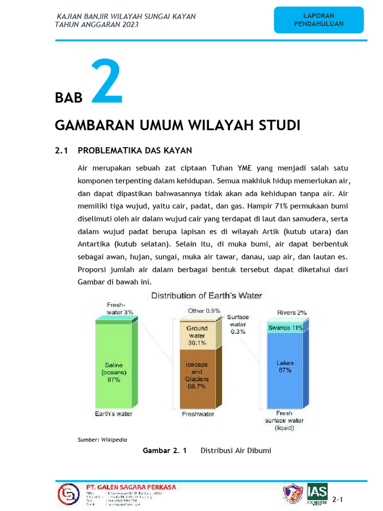 BAB 2 - Gambaran Umum Wilayah Studi - Banjir Kayan | PDF
